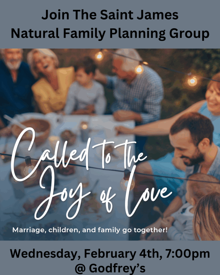 Natural Family Planning Group-Join Us - St. James Catholic Church